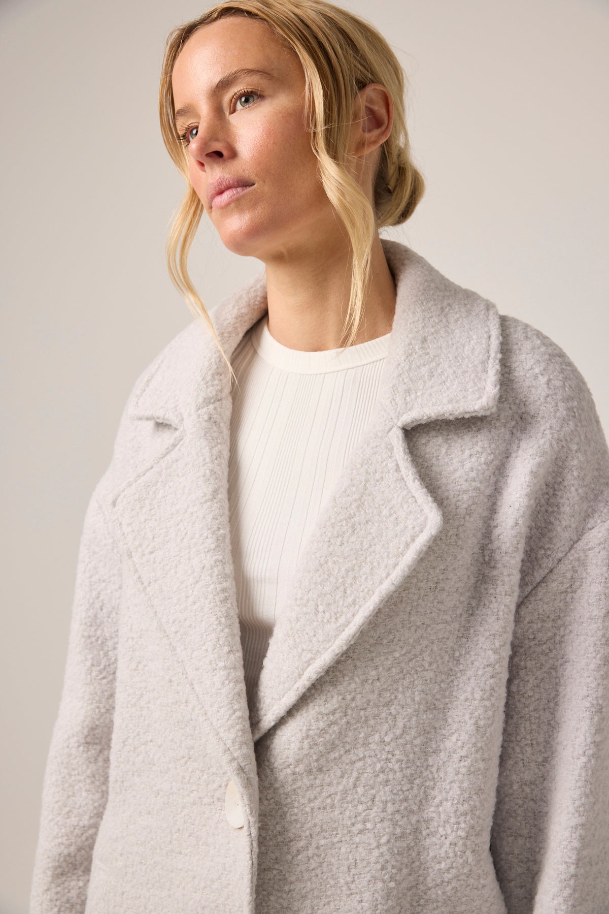 Jackson Soft Merino Wool Coat Grey – Matilda Life