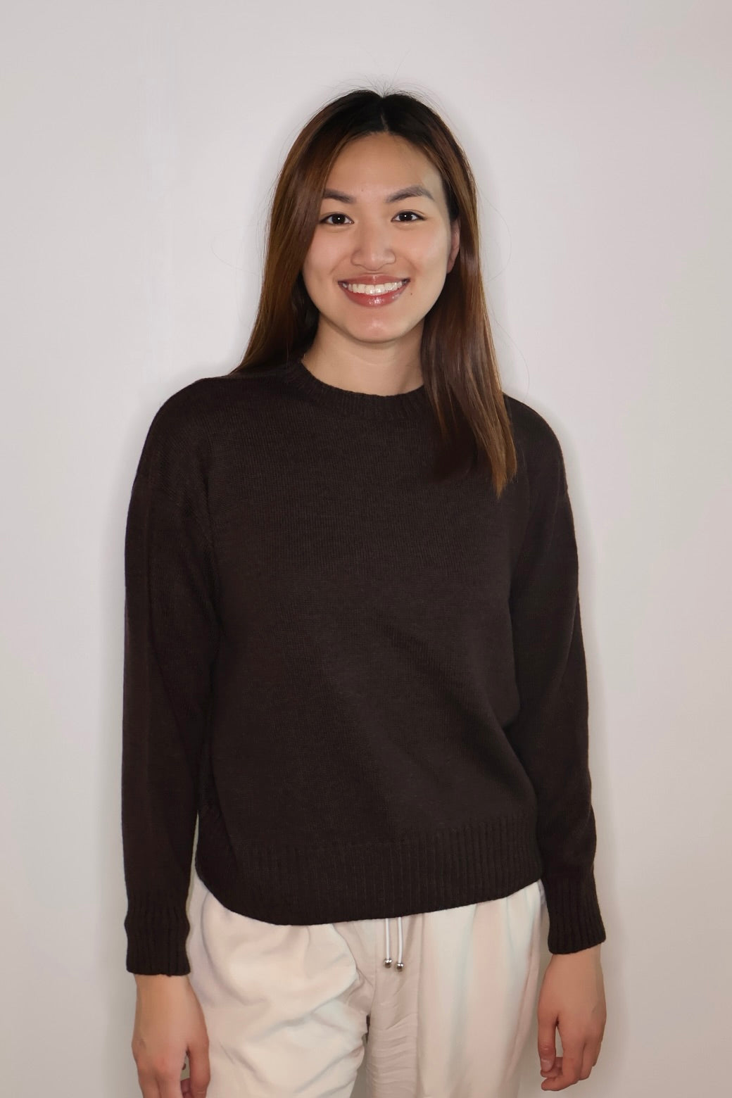 Uimi Matilda Crew Neck Jumper Chocolate – Matilda Life