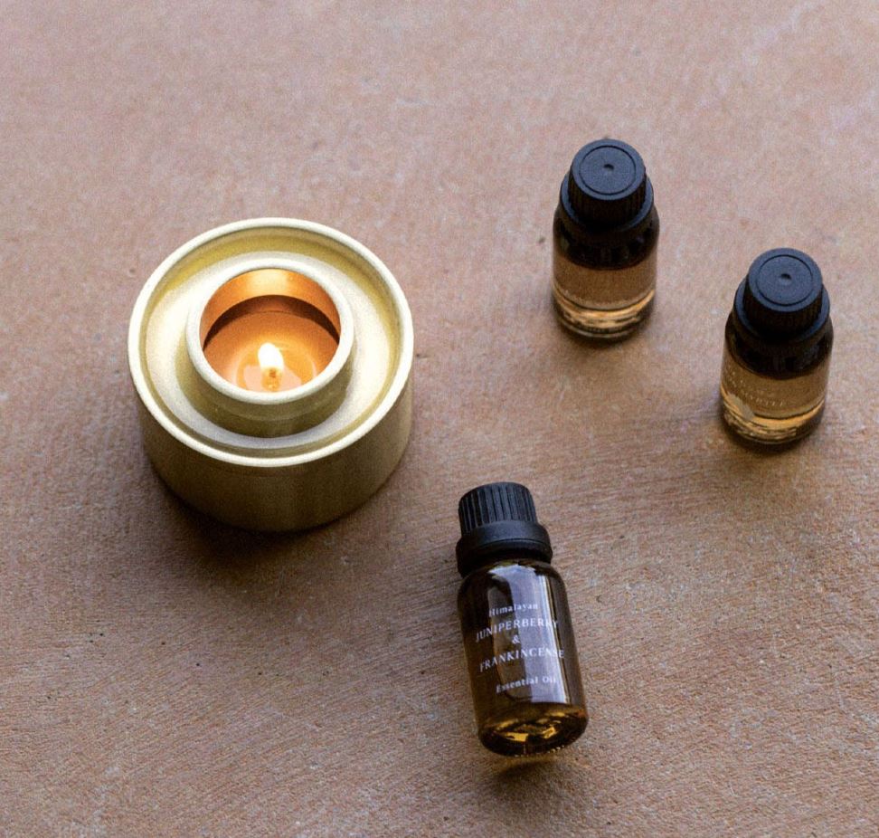 AS Asteroid Oil Burner - Brass